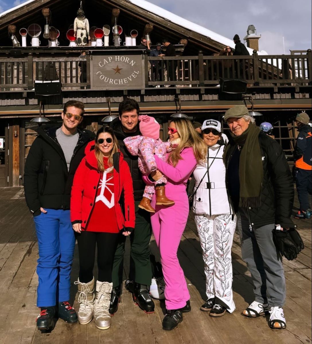 Depois de dias em Genebra, família Macedo esquia em Courchevel ...