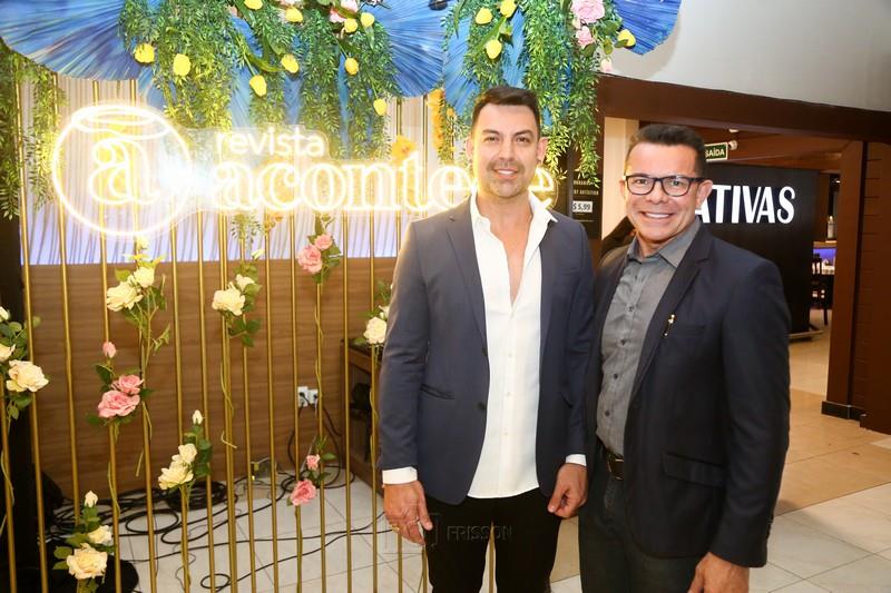Jackson Braga e Roberto Alves lançam a 4ª edição da Revista Acontece ...